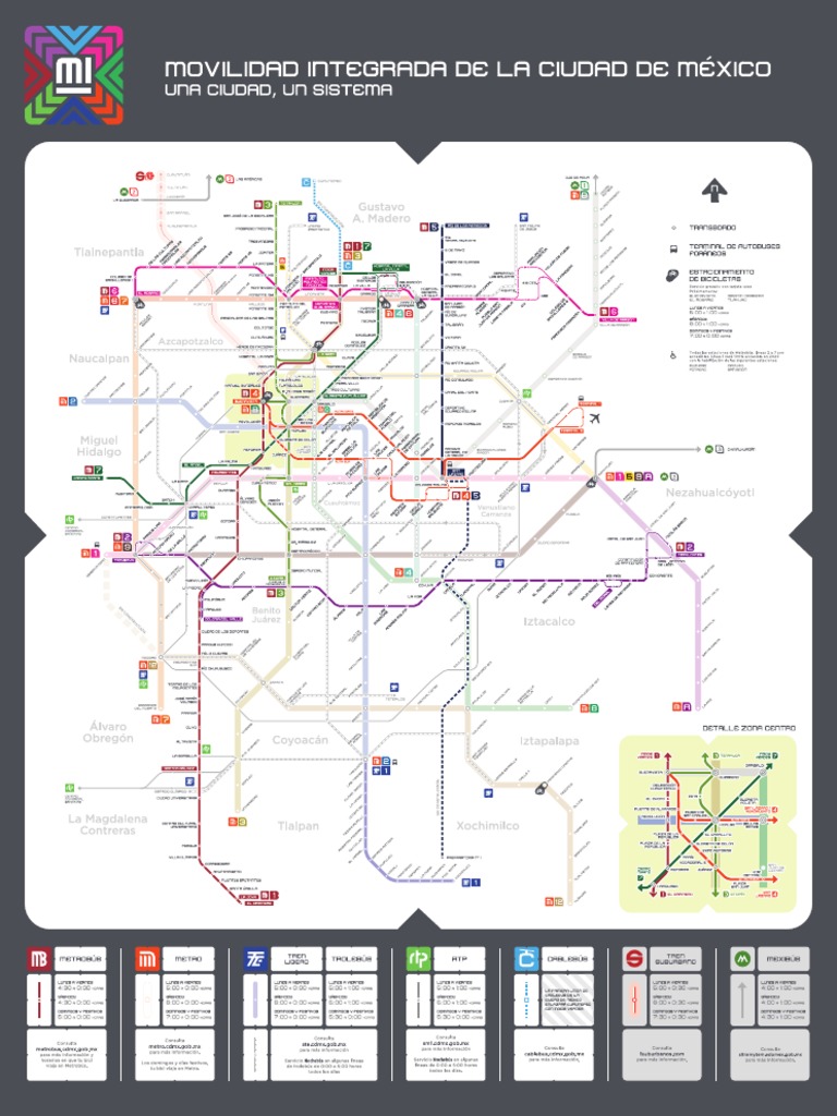 Plano Red Metrobus PDF | PDF