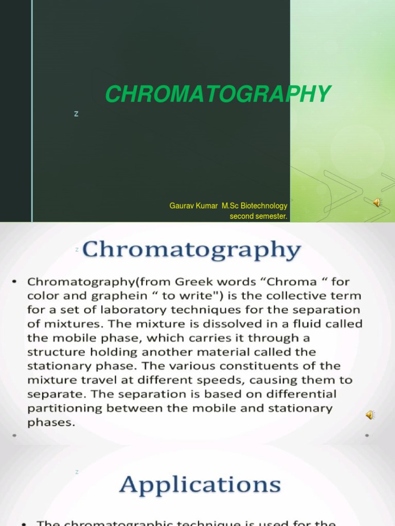 Chromatography Basics by Gaurav Kumar | PDF
