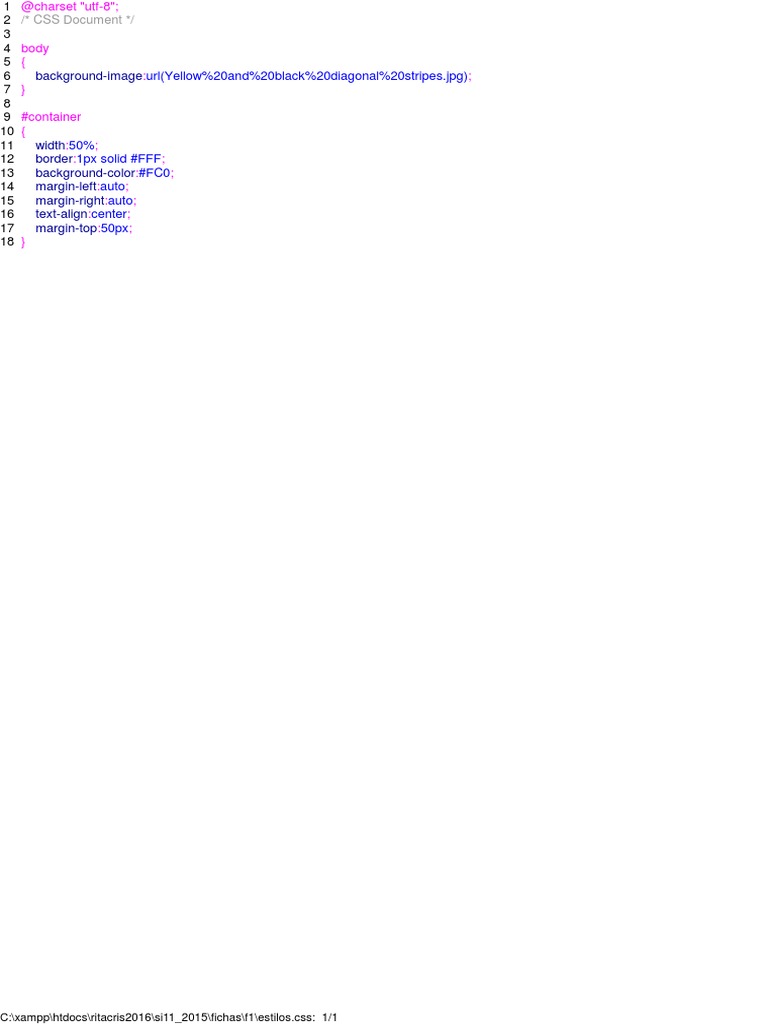 Ficha1 1 Estilos PDF | PDF