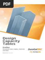 ASI Design Capacity Tables For Structural Steel | PDF