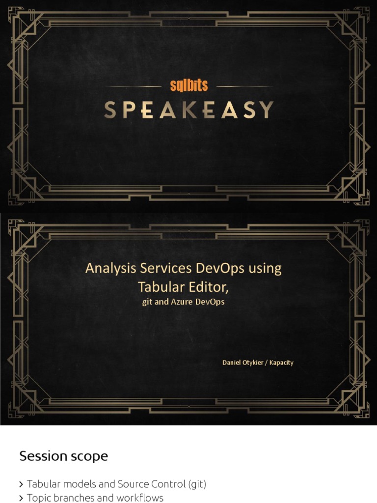 Analysis Services DevOps Using Tabular Editor | PDF | Information Age ...