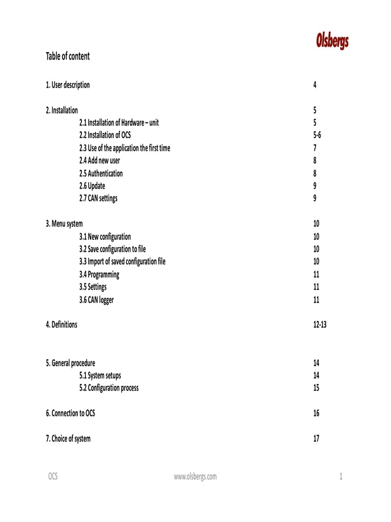 Ocs Manual Webb Version Eng2016 | PDF | Installation (Computer Programs ...