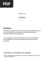 The Donabedian Model Explained | PDF