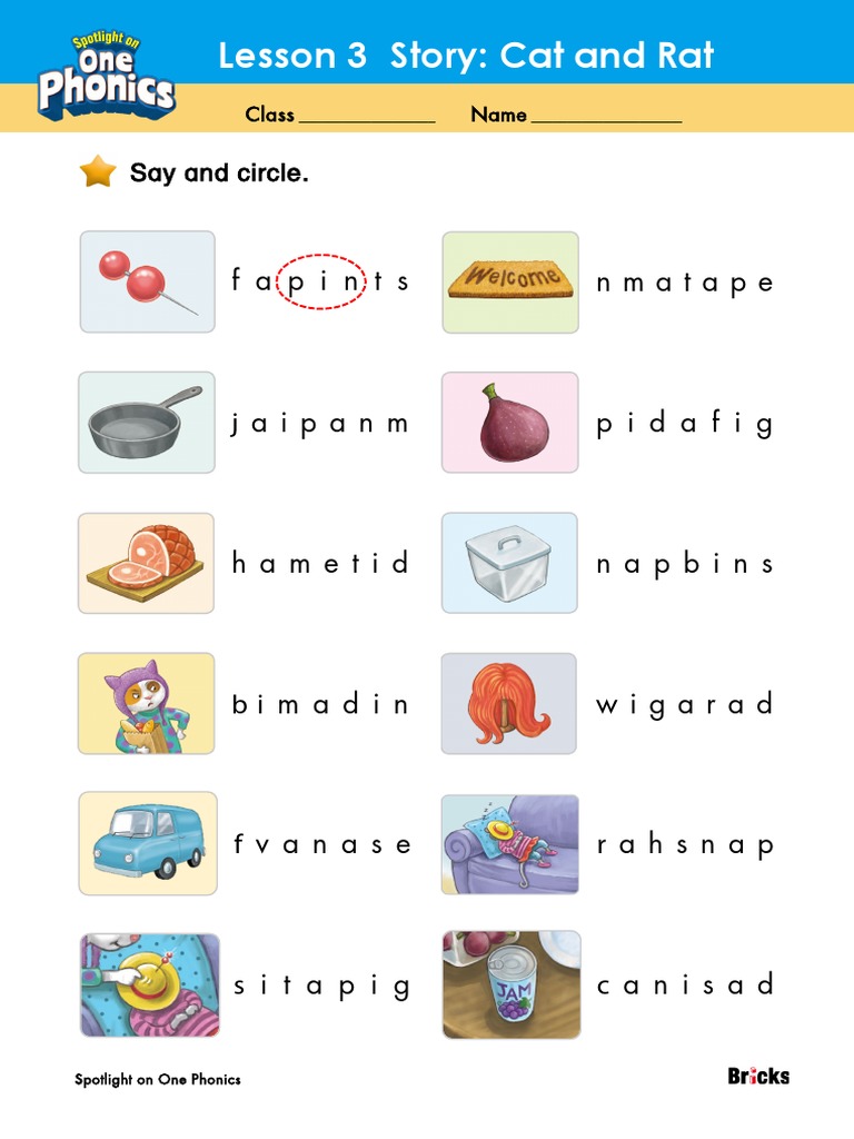 Spotlight on One Phonics: Lesson 3 | PDF | Language Arts & Discipline ...