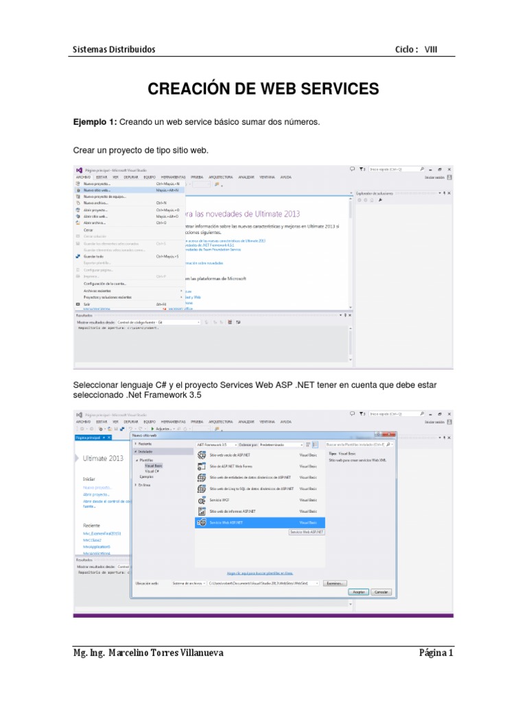 Laboratorio-01 - Sistemas Distribuidos | Descargar gratis PDF | .NET Framework | Marco de software