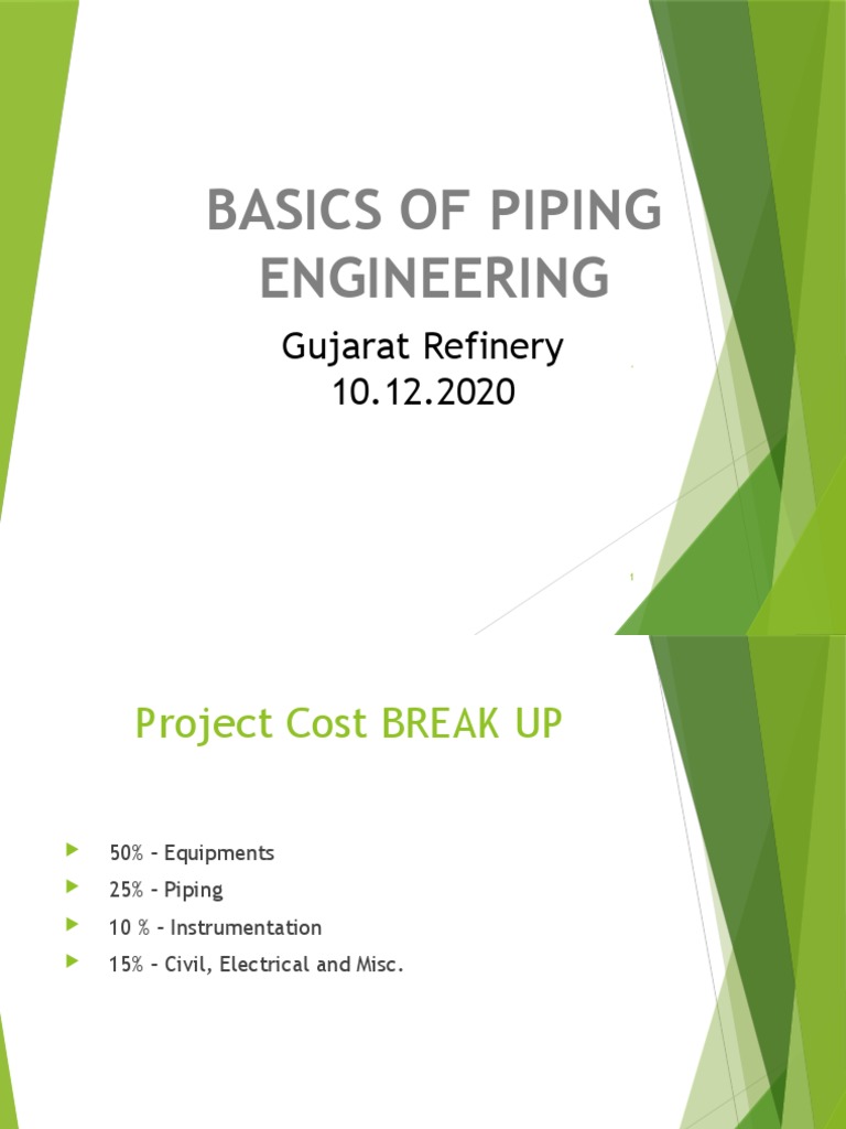 Basics of Piping Engineering | Download Free PDF | Pipe (Fluid ...