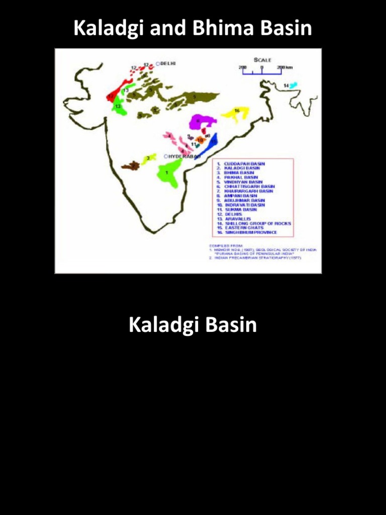 Kaladgi and Bhima Basin | PDF | Sedimentary Rock | Stone