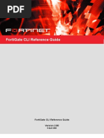 Fortigate CLI Command Cheat Sheet | PDF | License | Network Packet