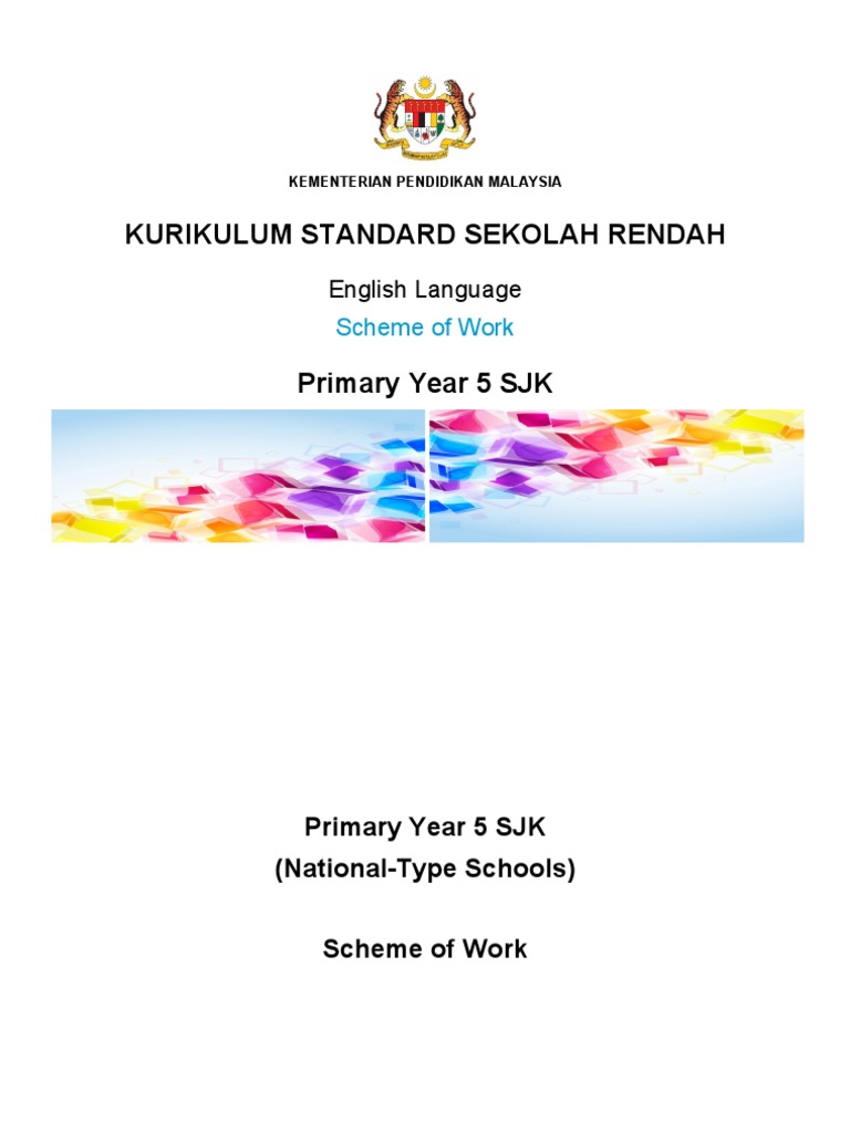 Sow Bi Y5 (SJK) PDF | PDF | Teachers | Curriculum