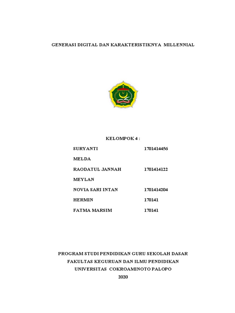 Generasi Digital Dan Karakteristiknya Millennial | PDF