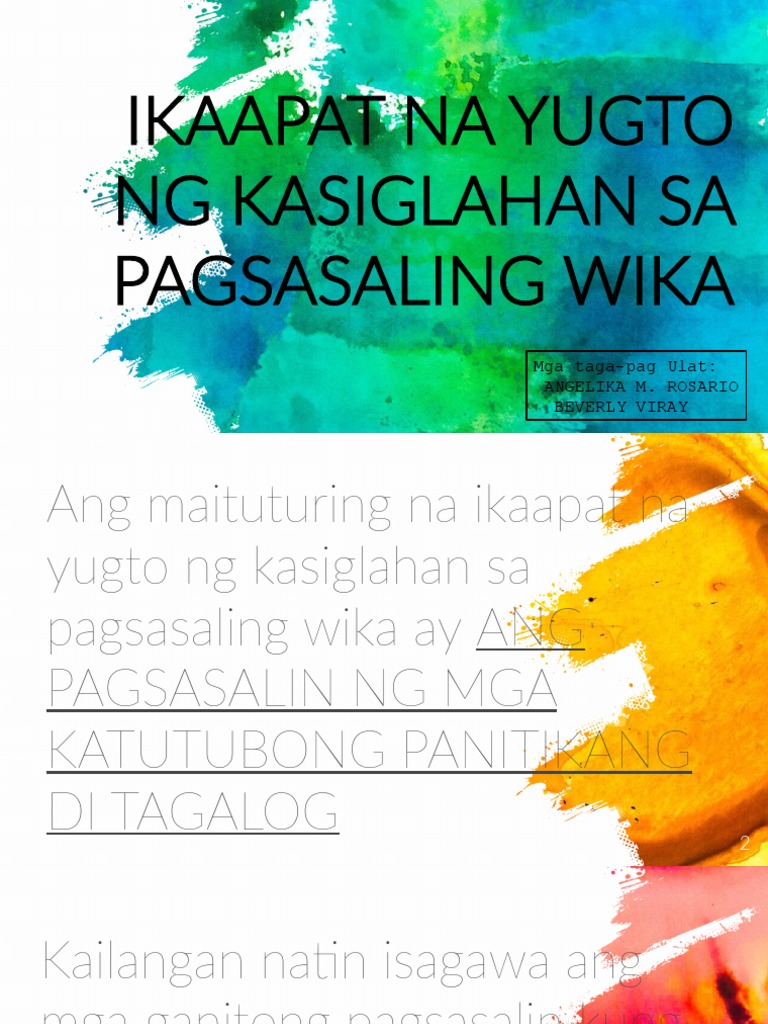 Ikaapat Na Yugto (Maam Myra) | PDF