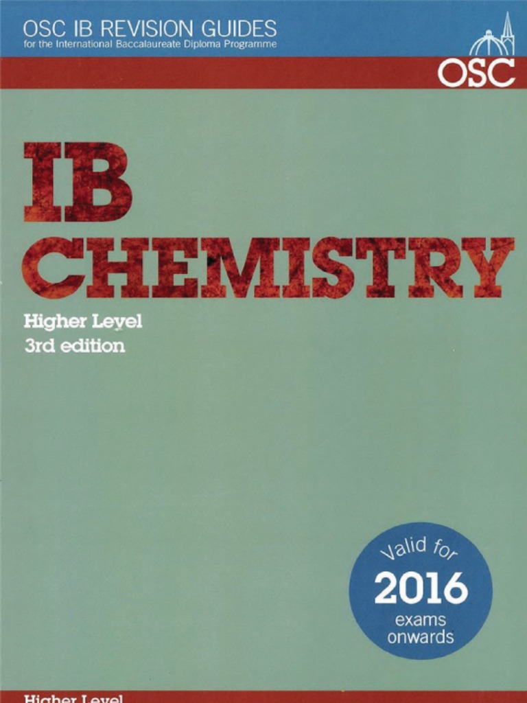 IB Chemistry HL - Cameron Lumsden - Third Edition - OSC 2015 PDF | PDF