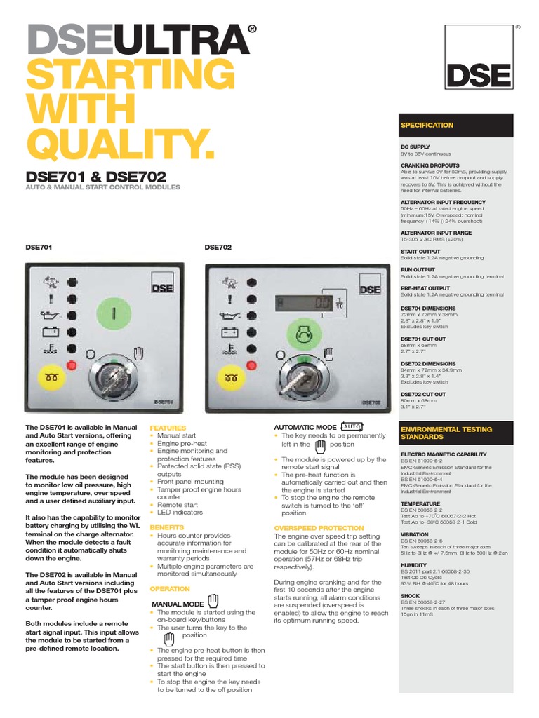 Deep Sea 701 - 702 | PDF | Switch | Electronics