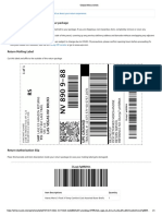UPS Electronic Return Label View Print Label | PDF