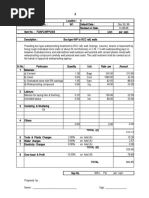 Rate Build Up Template | PDF | Building Engineering | Engineering