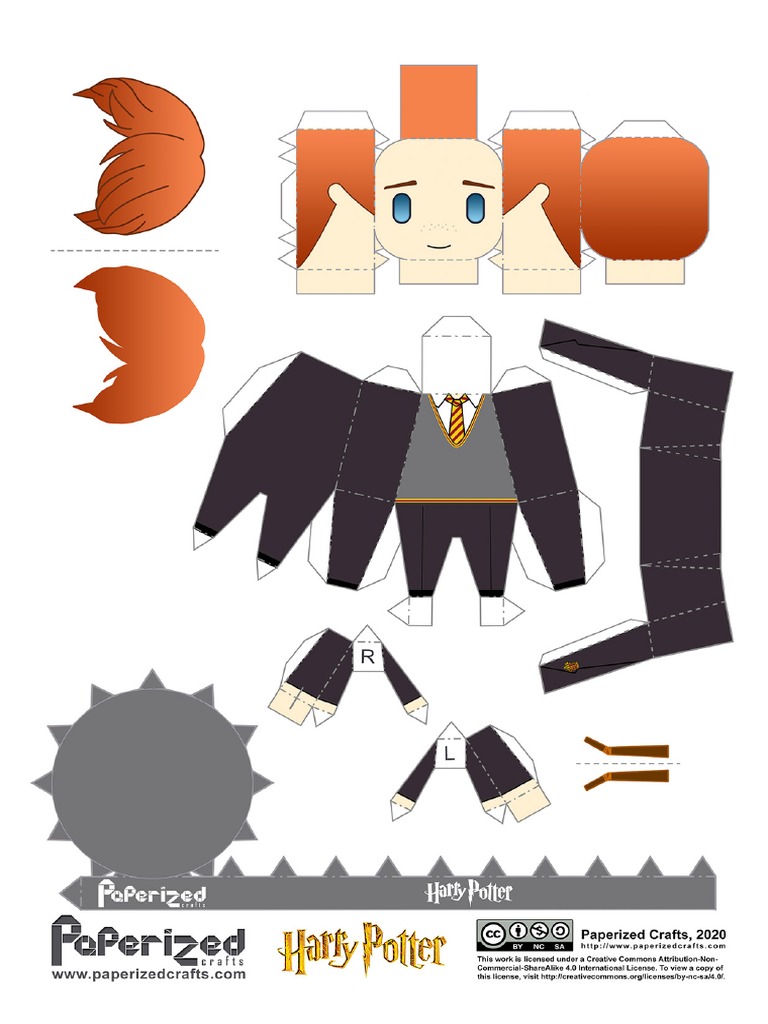 Harry Potter - Ron Weasley Papercraft | PDF