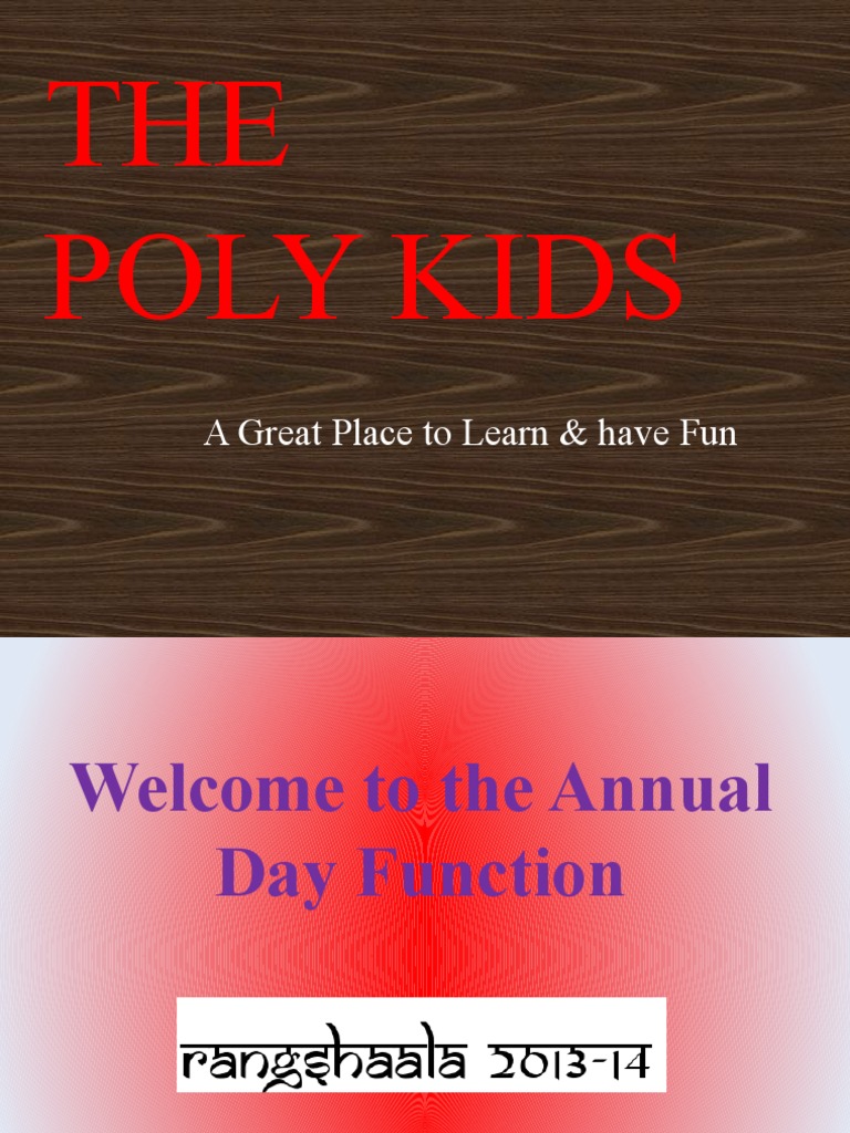 Fun & Learning at The Poly Kids | PDF