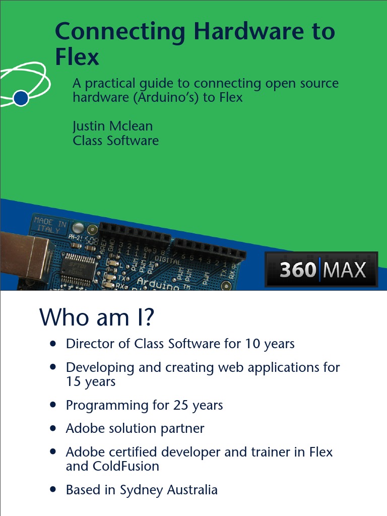 Connecting Hardware To Flex | PDF | Arduino | Apache Flex