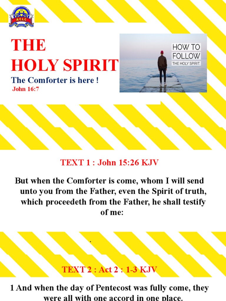The Comforter (The Holy Spirit) Is Here | PDF | Planets | Saturn