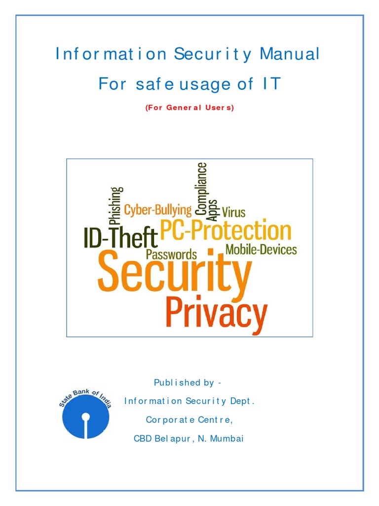 Information Security Manual For Safe Usage of IT | PDF | Information ...