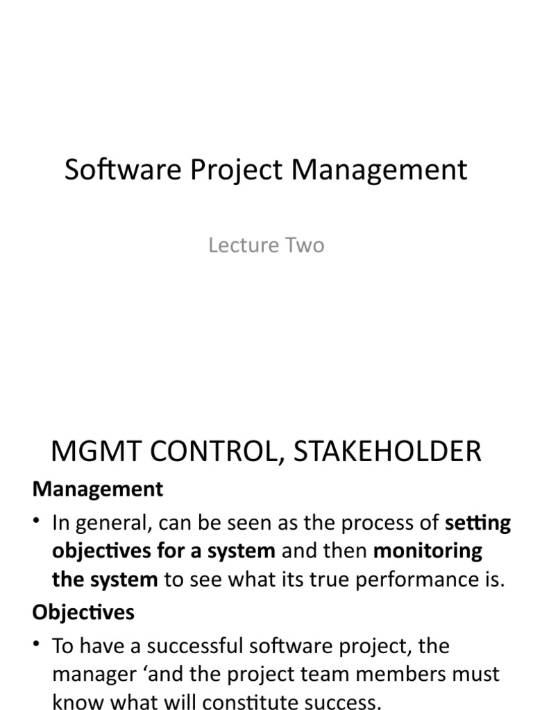 Software Project Management Essentials | PDF | Business