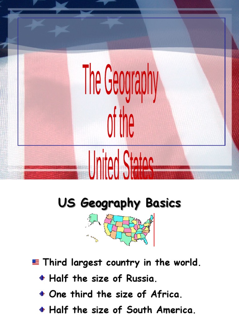 US - Geography Powerpoint | Download Free PDF | Physical Geography ...