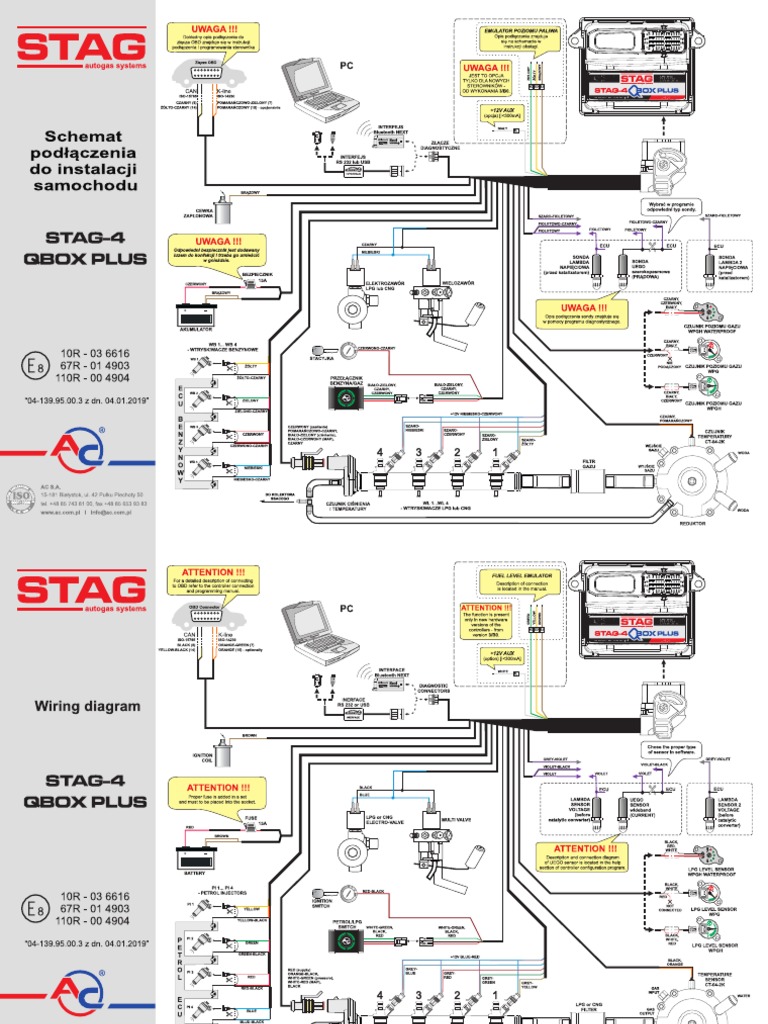 Stag 4 Qbox Plus Shema Podklyucheniya PDF | PDF