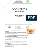 TLE G 9 Module 6 Cookery Lesson 6 Store Appetizers | PDF | Refrigerator ...