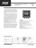 Yokogawa Model ISC40G Inductive Conductivity Sensor Data Sheet | PDF ...