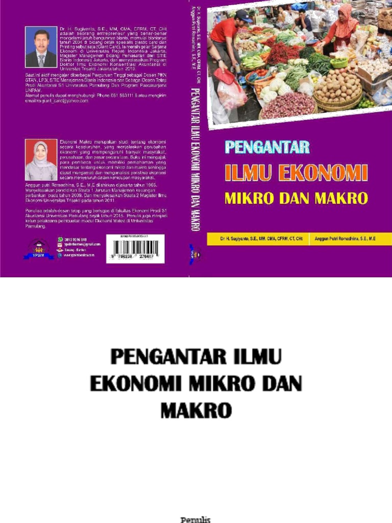 Pengantar Ilmu Ekonomi Mikro Dan Makro PDF | PDF