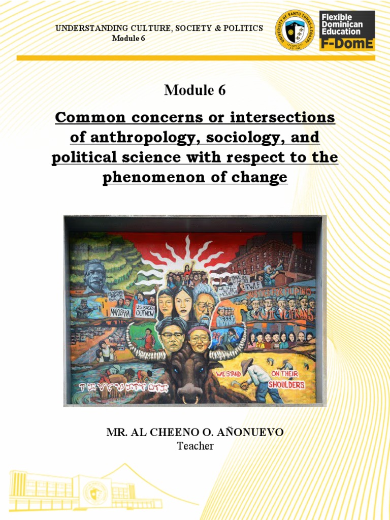 Ucsp Module 6 W:B Answer Sheet | PDF | Society | Behavior