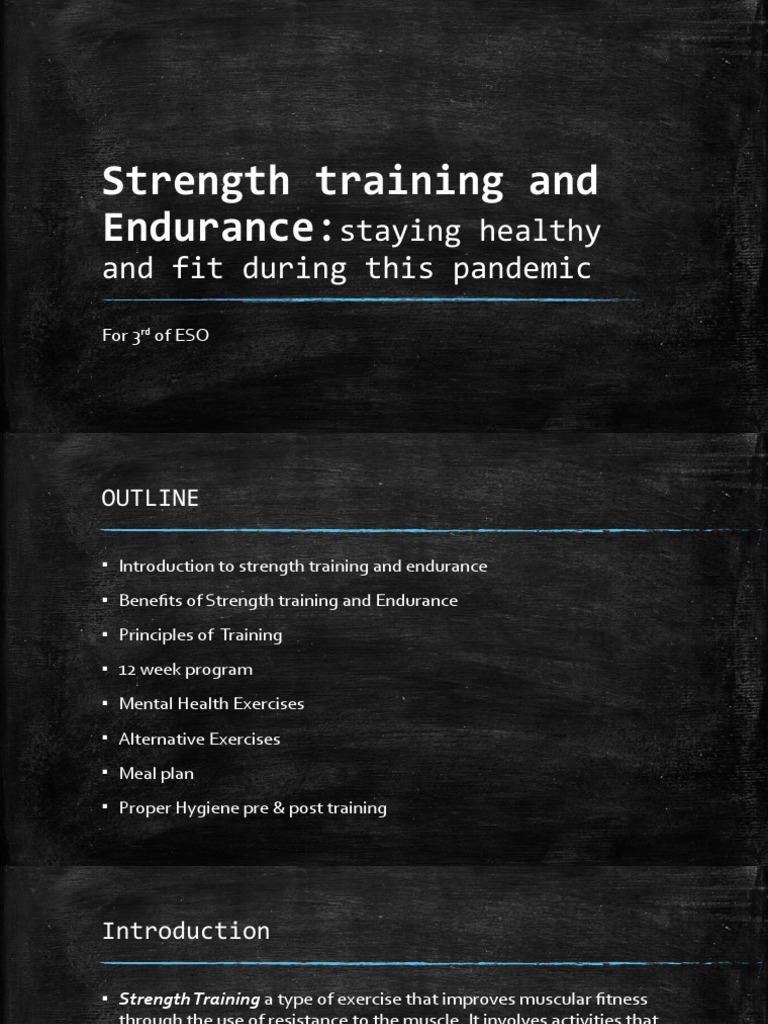 Strength Training and Endurance | PDF | Strength Training | Meal