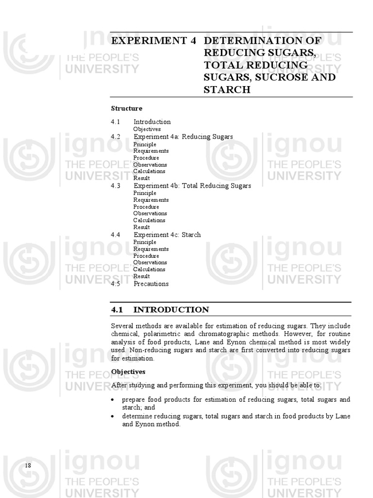 Experiment-4 Reducing Sugar | PDF | Hydrolysis | Titration