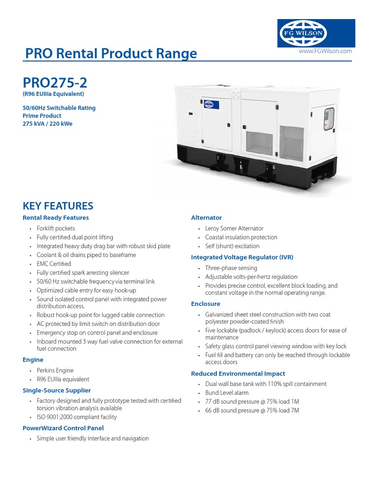 Ficha Tecnica Pro 275 | Download Free PDF | Engines | Switch