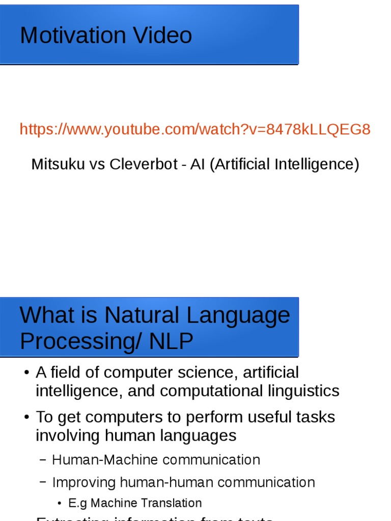 Motivation Video: Mitsuku Vs Cleverbot - AI (Artificial Intelligence ...