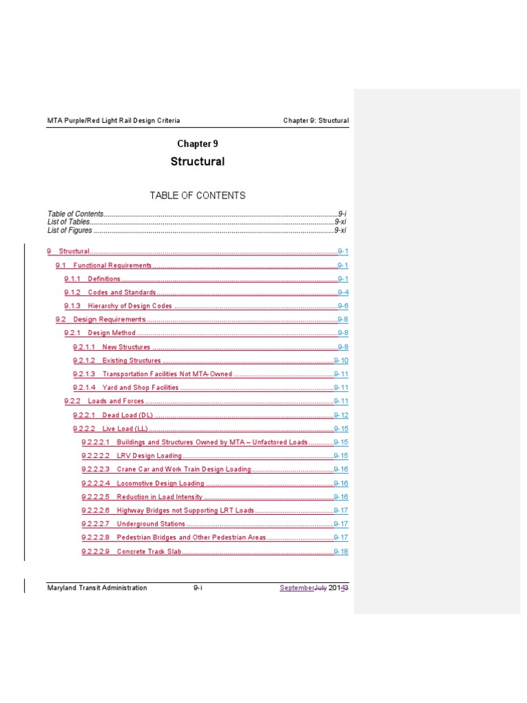 Light Rail Structural Design Criteria | PDF | Prestressed Concrete ...