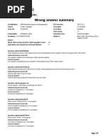 CES Wrong Answer Summary PDF | PDF | Bill Of Lading | Ships