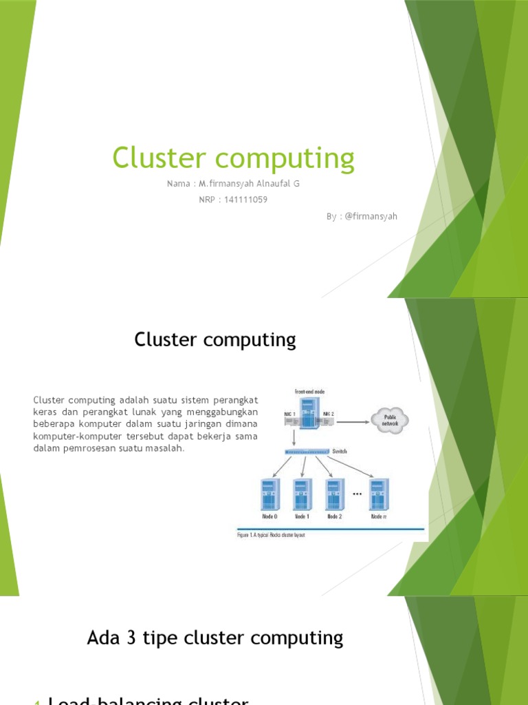 Cluster Computing | PDF