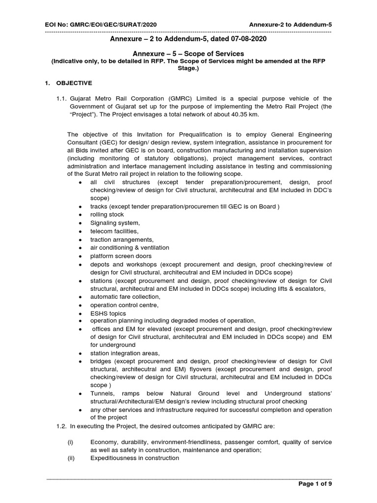 Annexure-2 To Addendum-5 | PDF | Specification (Technical Standard) | Procurement