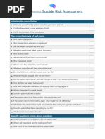 Psychiatric History OSCE Checklist Geeky Medics | PDF | Mental Disorder | Major Depressive Disorder