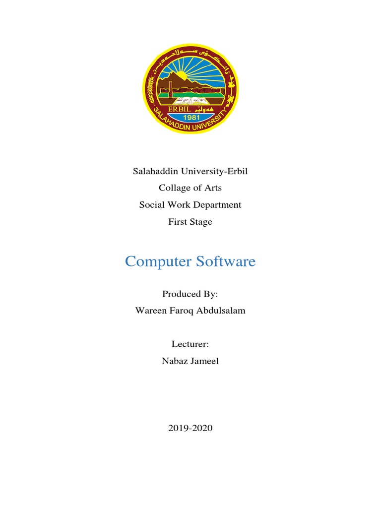 Computer Software | PDF | Operating System | Computer Program