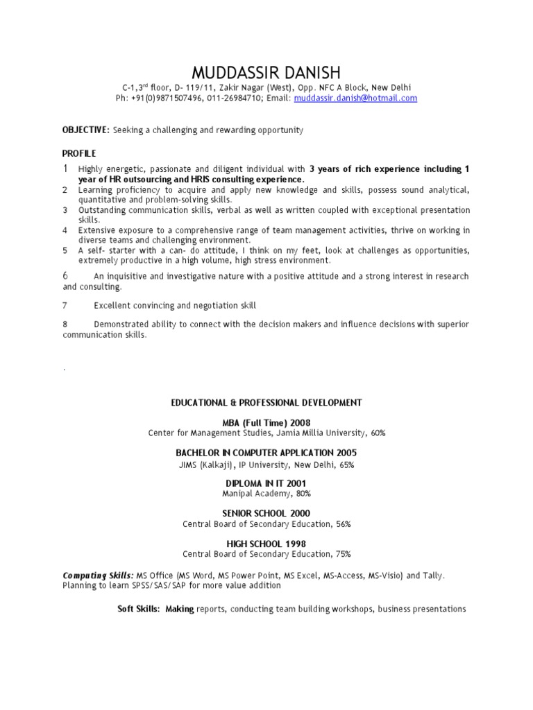 Danish Resume | PDF | Business | Software