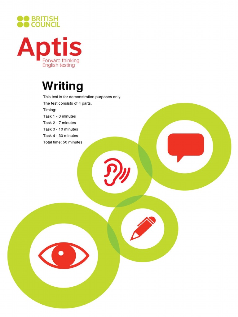 Aptis Writing Demo Test PP | PDF