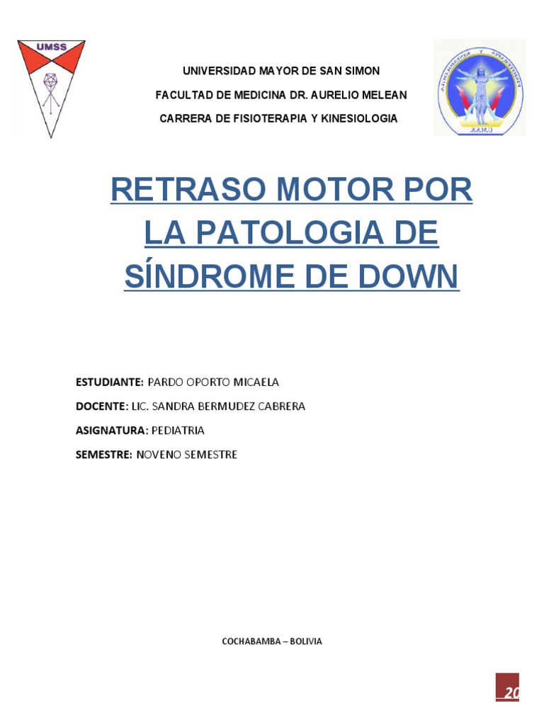 Retraso Motor en Síndrome de Down | PDF | Hombro | Sistema ...