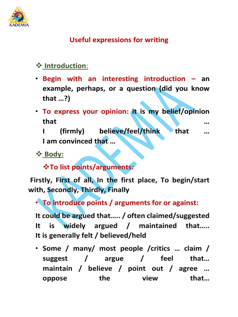 Useful Expression and Linkers | PDF