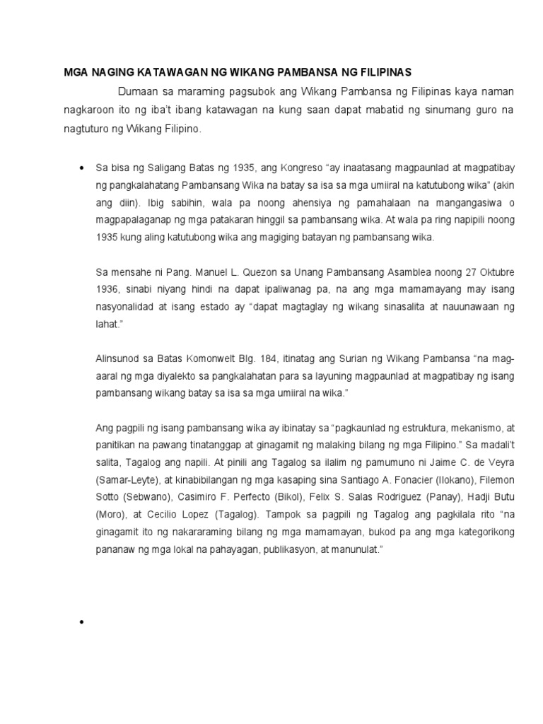 Filipino Report | PDF