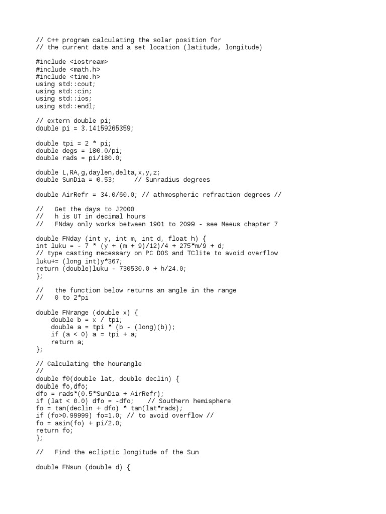 Sun Program 1 | PDF | Navigation | Solar System