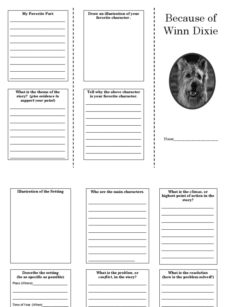 Because of Winn-Dixie Activity Guide | PDF