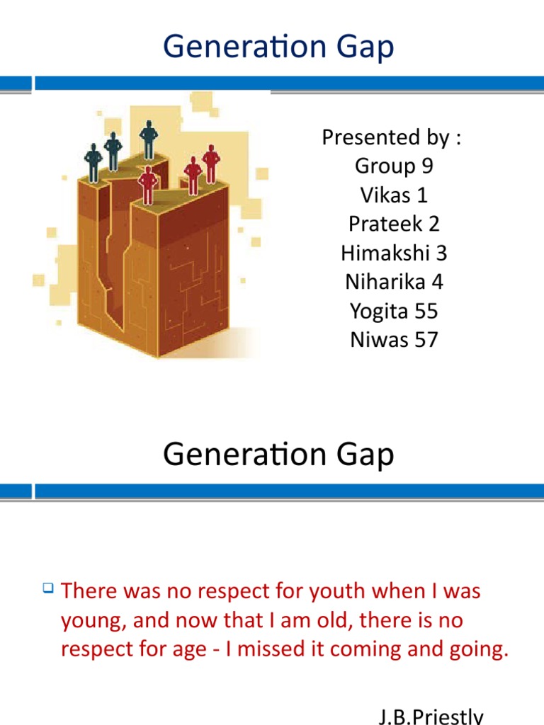Understanding the Generation Gap | PDF