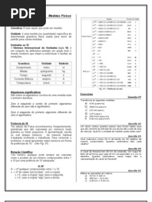 Tabela Sistema Internacional de Unidades (SI) - Gabaritando
